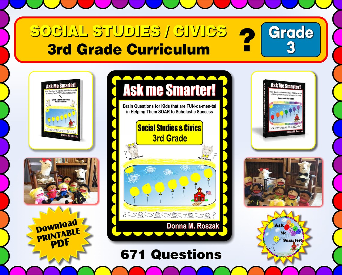 3rd Grade Homeschool Curriculum Questions SOCIAL STUDIES/CIVICS What ...