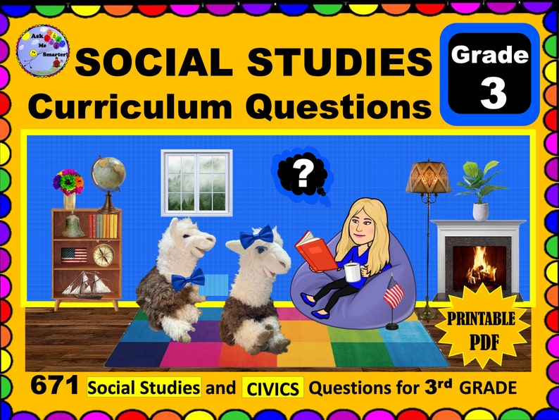 3rd Grade Homeschool Curriculum Questions - SOCIAL STUDIES/CIVICS ...
