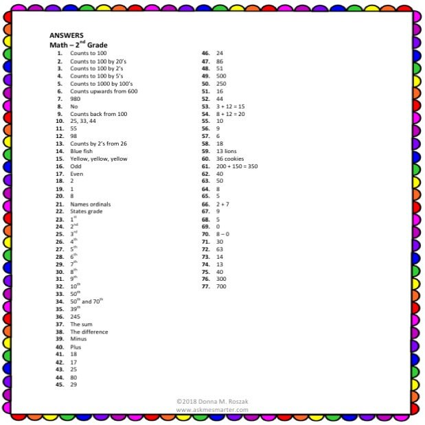 2nd Grade Homeschool Curriculum Questions-math-what Your 2nd Grader ...