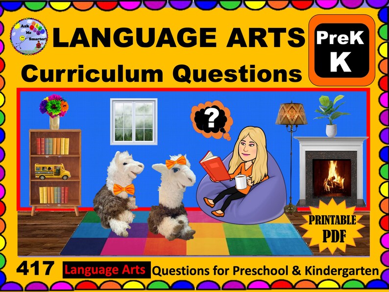 Preschool-kindergarten Homeschool Curriculum Questions-language Arts ...