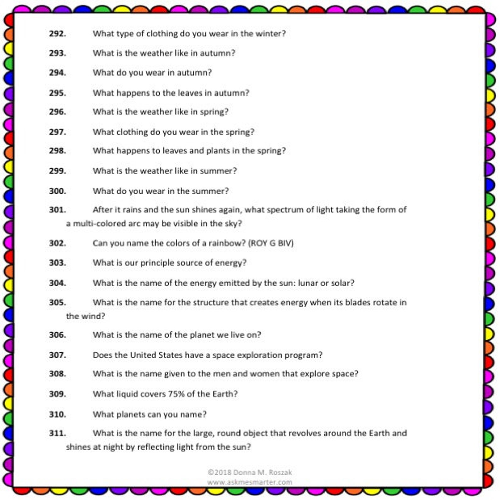 Preschool/kindergarten Homeschool Curriculum Questions-science-what ...