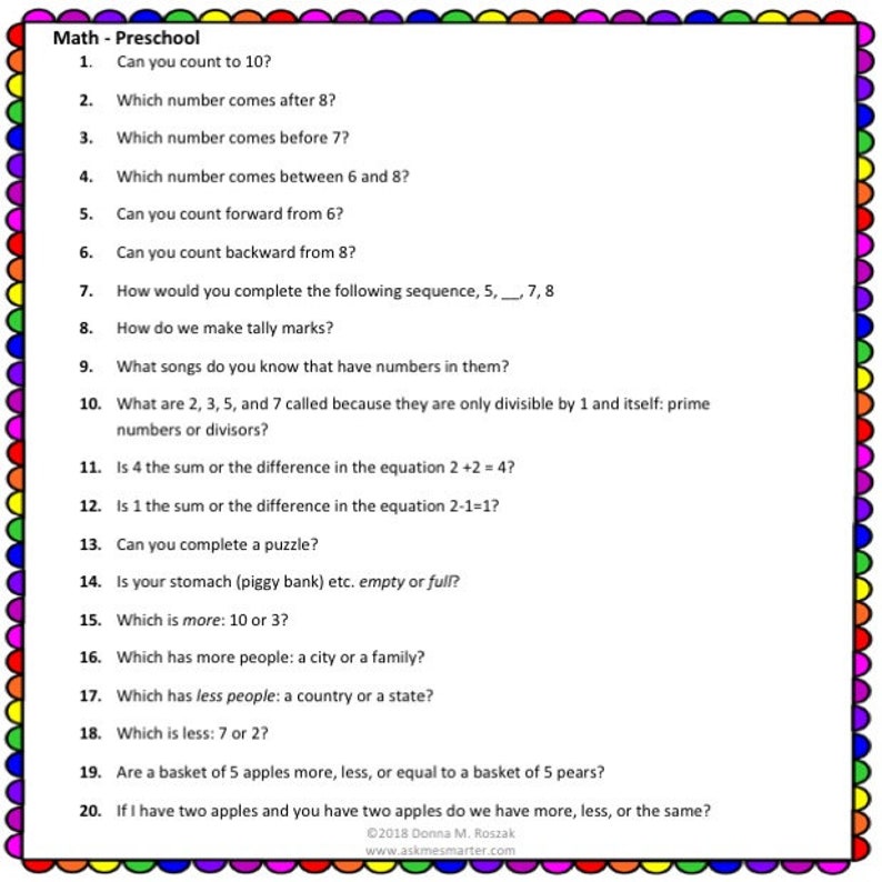 Preschool/kindergarten Homeschool Curriculum - Etsy