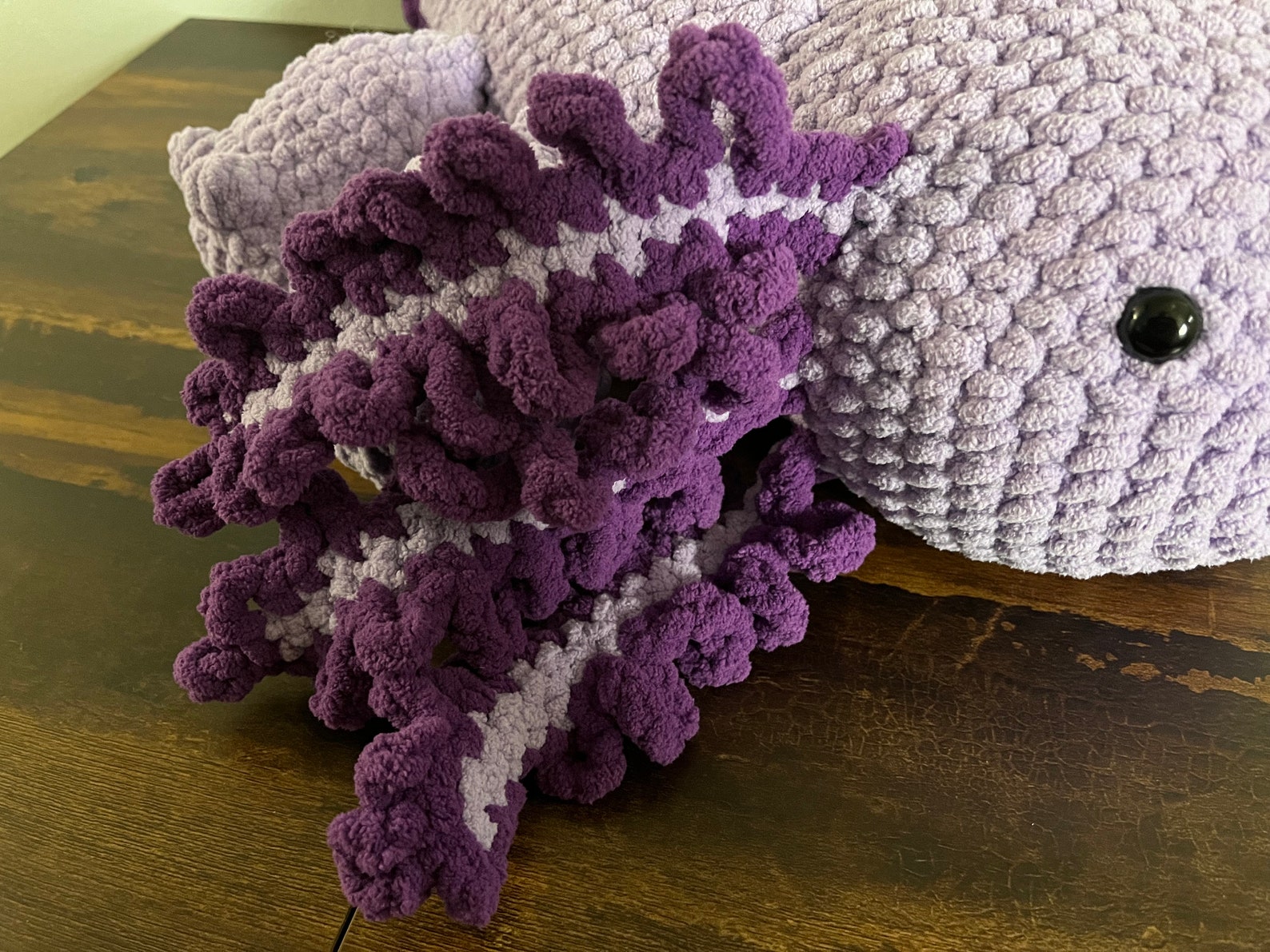 Axolotl ~ Crochet Pattern (jumbo) - Etsy