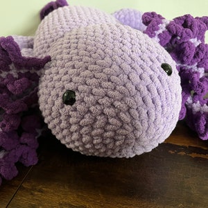 Axolotl ~ Crochet Pattern (jumbo) - Etsy