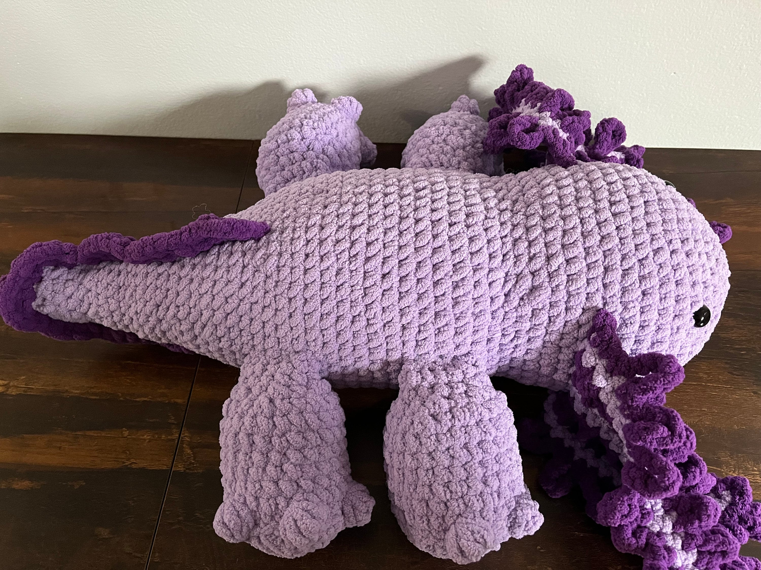 Axolotl ~ Crochet Pattern (jumbo) - Etsy