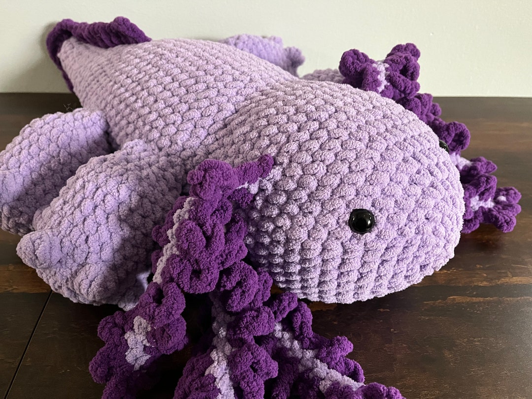 Axolotl ~ Crochet Pattern (jumbo) - Etsy