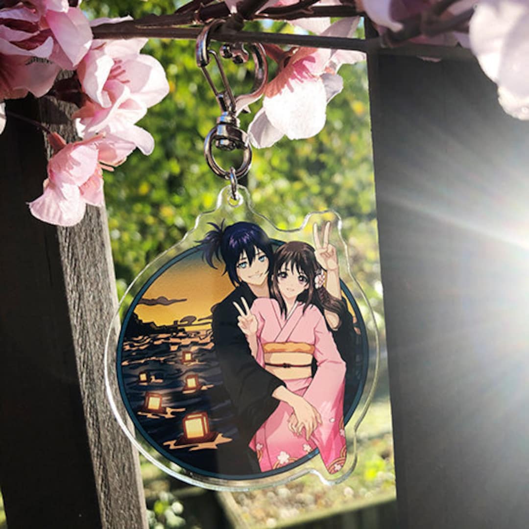 Noragami Acrylic Keychain: Yato & Hiyori - Etsy
