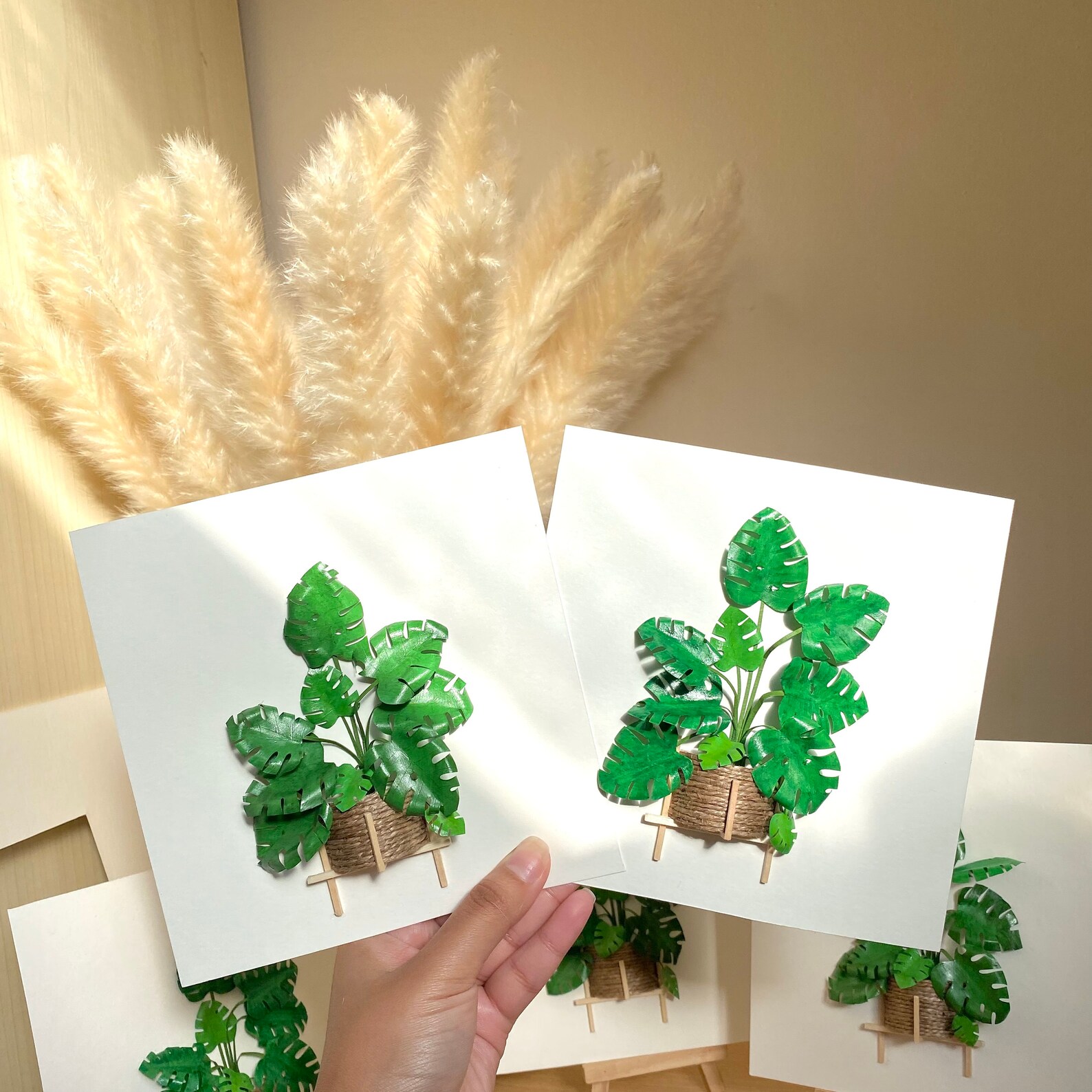 Paper Monstera DIY Kit DIY Craft Kit DIY Gift Kits - Etsy