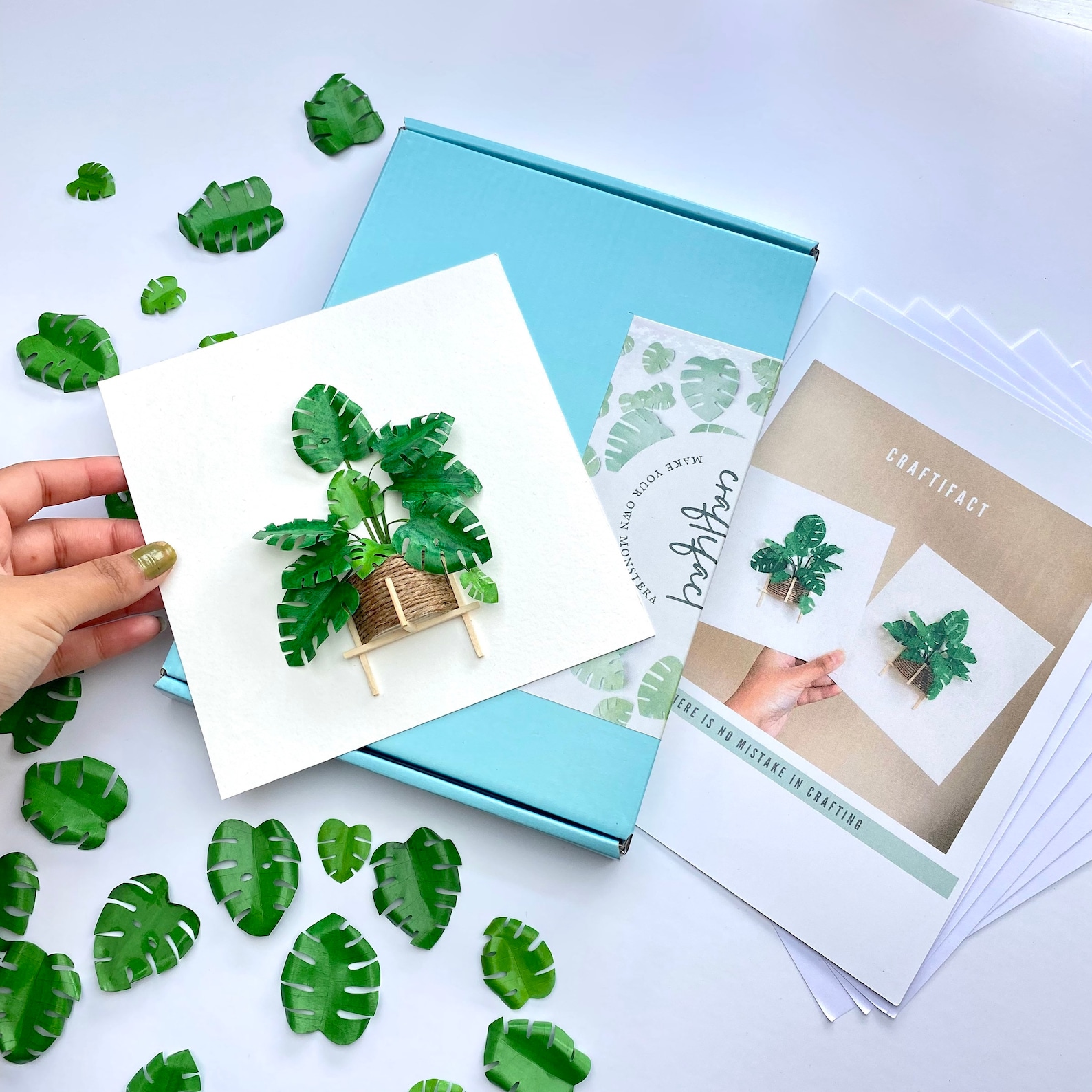 Paper Monstera DIY Kit DIY Craft Kit DIY Gift Kits - Etsy