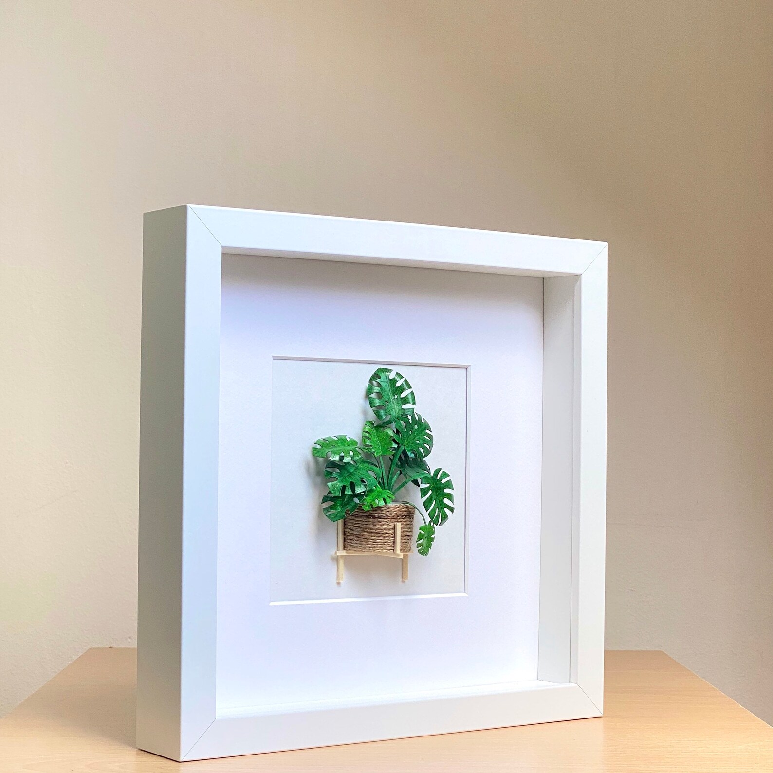 Monstera Deliciosa Framed Wall Art Plant Lovers Gift Swiss | Etsy