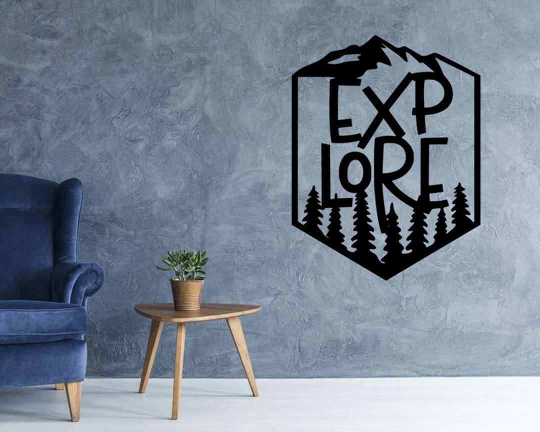 Explore Wall Design Laser Cut Files Instant Download (svg, Dxf, Ai, Pdf ...
