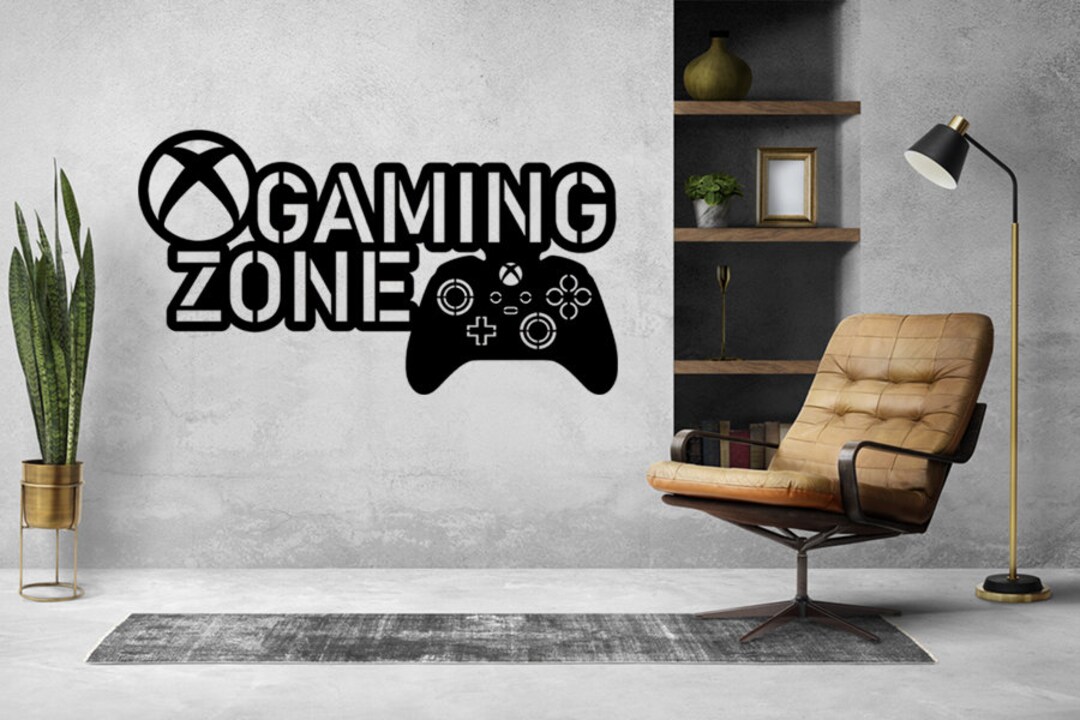 Gaming Zone Wall Design Laser Cut Files Instant Download (svg, Dxf, Ai ...
