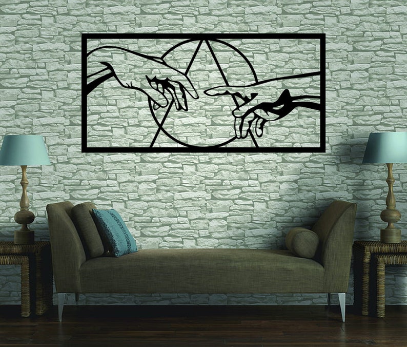 Creation of Adam Wall Design Laser Cut Files Instant Download (svg, Dxf ...