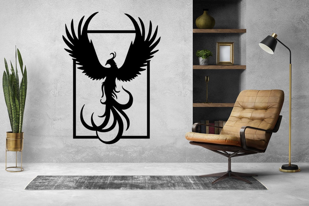 Fenix Wall Design Laser Cut Files Instant Download (svg, Dxf, Ai, Pdf ...