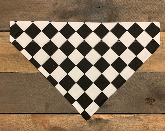 Bandana Checkered Flag Auto Racing Cotton Bandana Scarf Driving ...