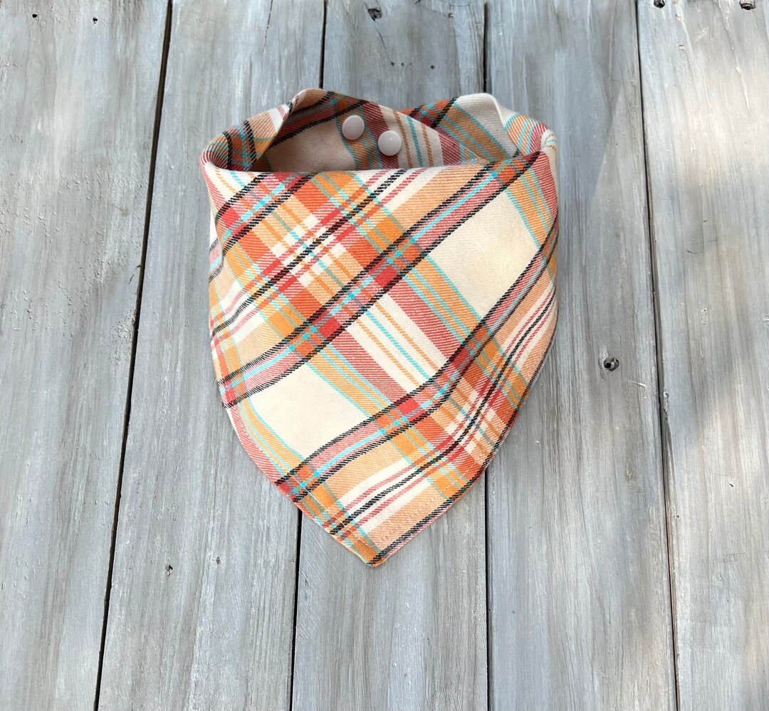 Snap on Pumpkin Spice Latte Dog Bandana, Personalized Dog Bandana, Fall ...