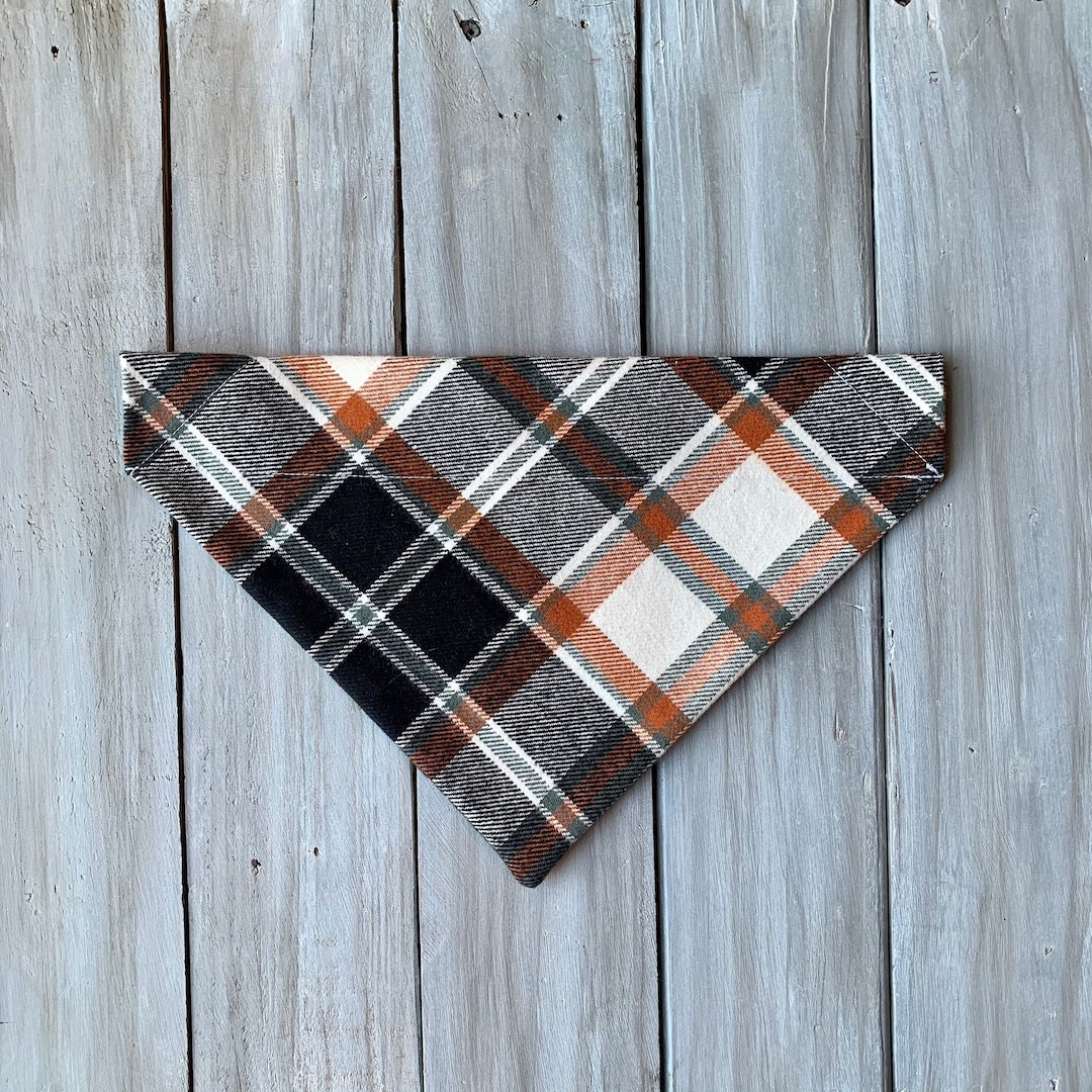 Fall Dog Bandana, Over the Collar Fall Dog Bandana, Custom Dog Bandana ...