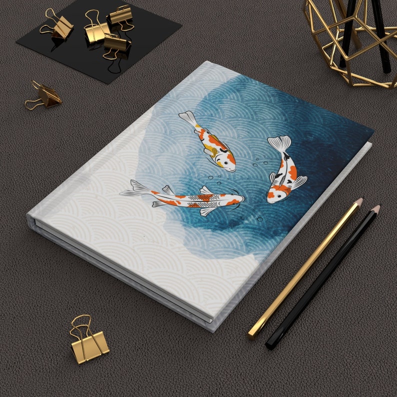 Gratitude Journal Koi Fish Notebook Spirit Animal Gift Meditation ...