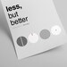 Dieter Rams Poster Less but Better Design Quotes Dieter - Etsy Canada