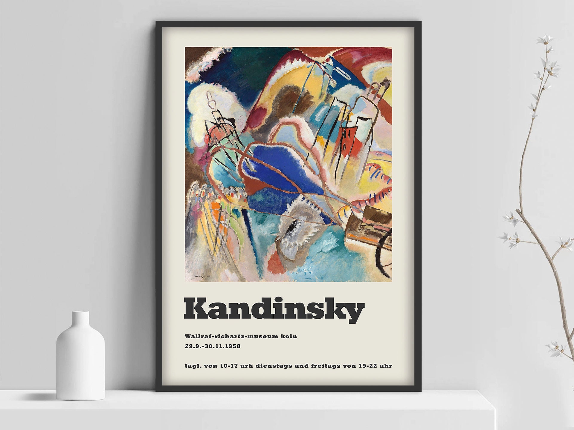 Wassily Kandinsky Poster Art Exhibition Poster Kandinsky Art - Etsy