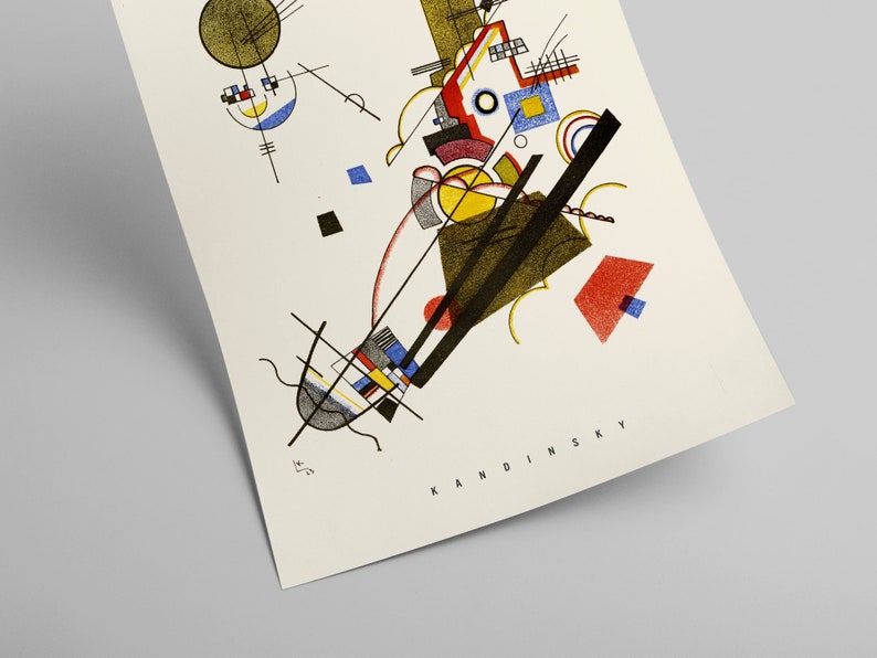 Wassily Kandinsky Poster Art Exhibition Poster Kandinsky - Etsy