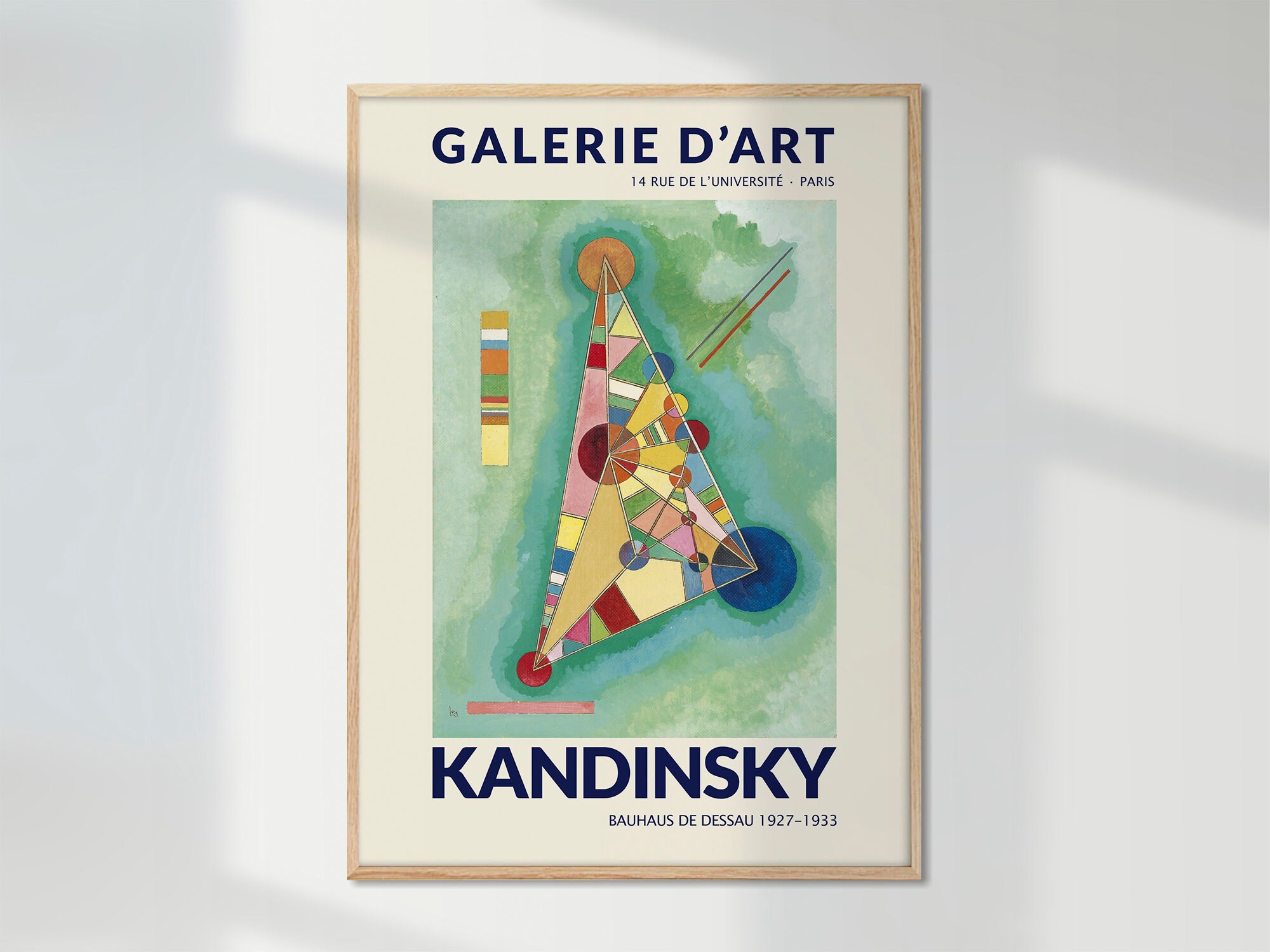 Wassily Kandinsky Poster Art Exhibition Poster Kandinsky | Etsy