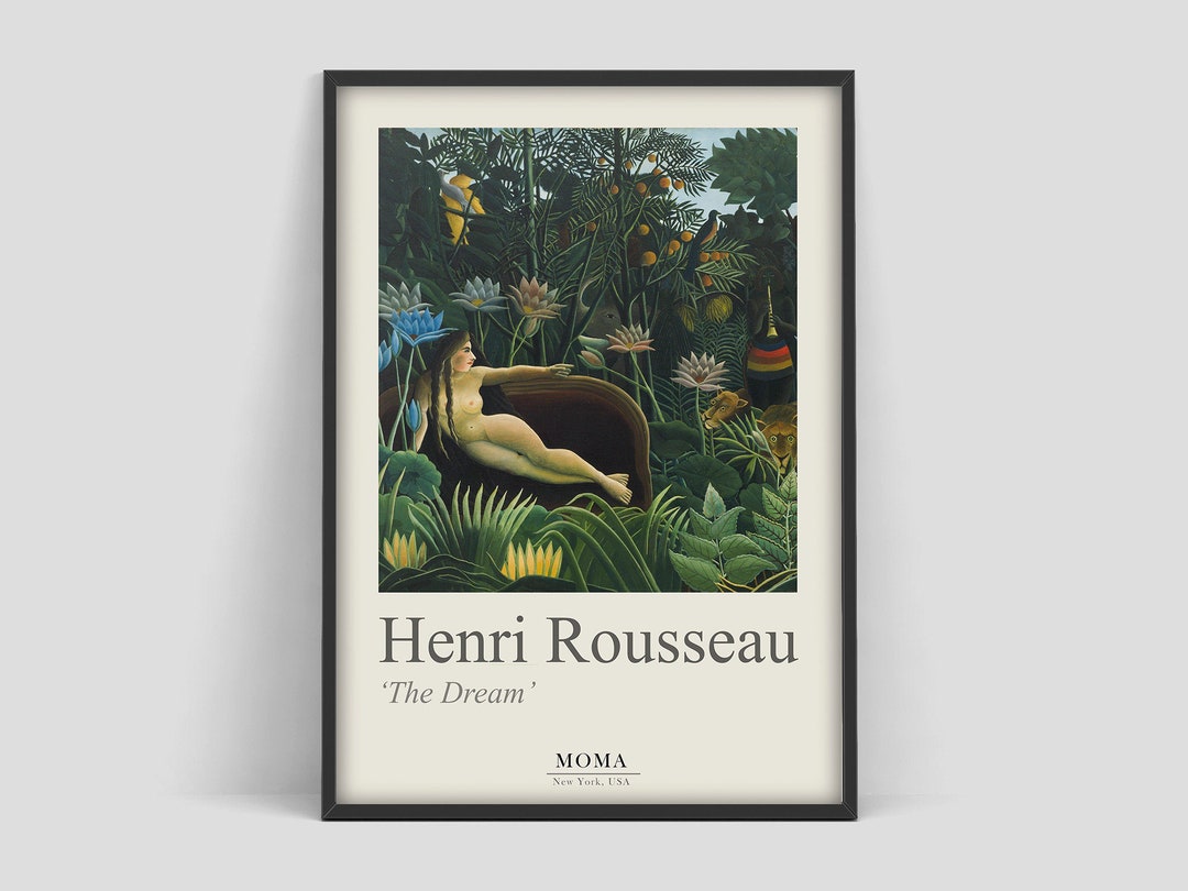 Henri Rousseau Poster, Museum of Modern Art, Exbhibition Poster, Henri ...