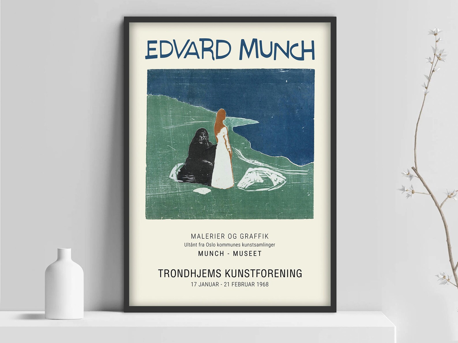 Edvard Munch Poster Munch Exhibition Poster Munch Museum - Etsy