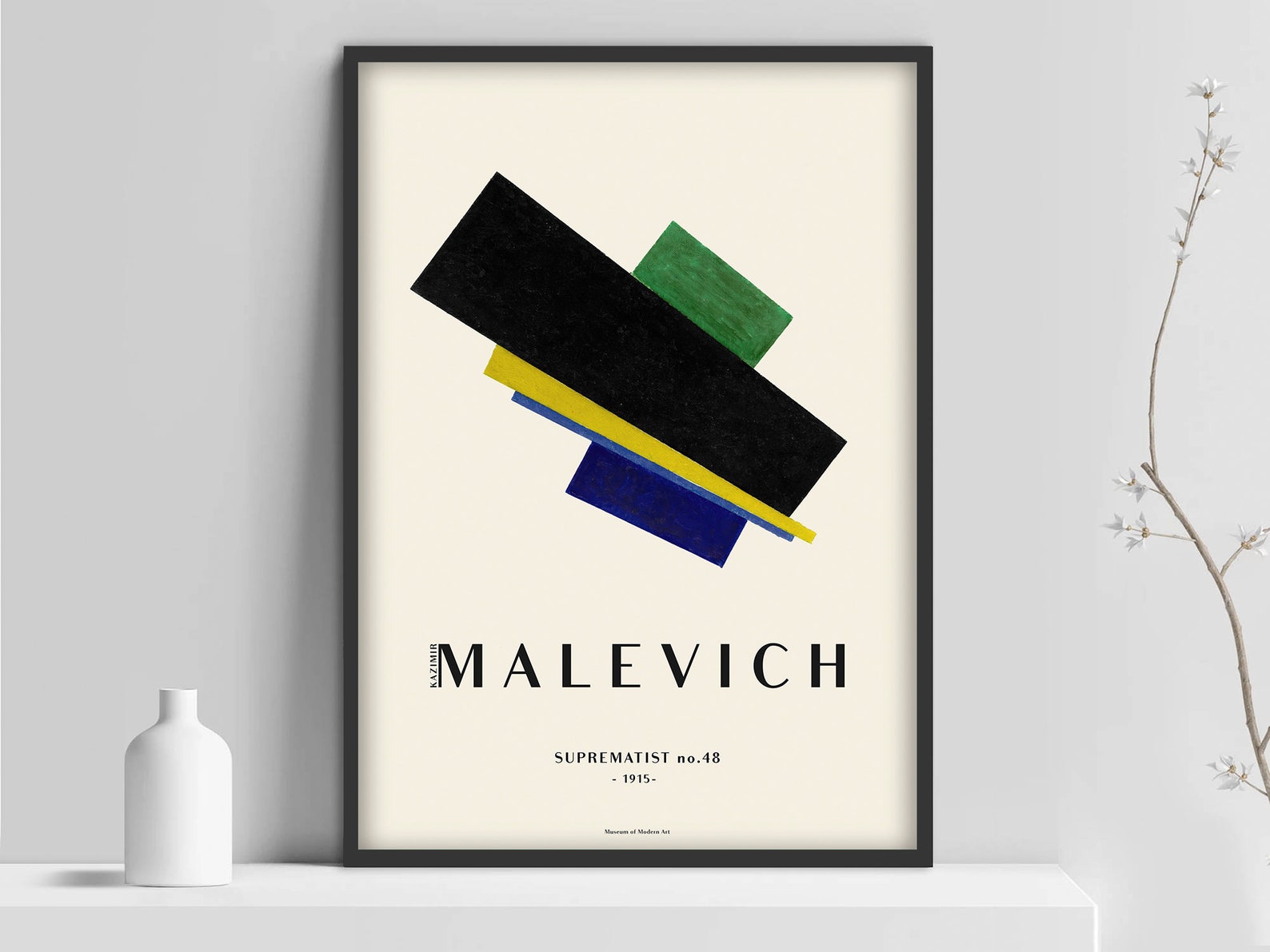 Kazimir Malevich Poster Malevich Suprematist 48 Kazimir - Etsy
