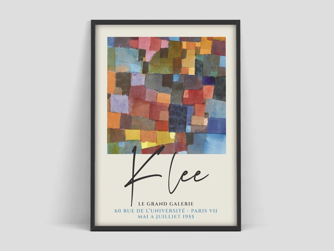 Paul Klee Art Exhibition Poster Paul Klee Art Print Le Grand - Etsy