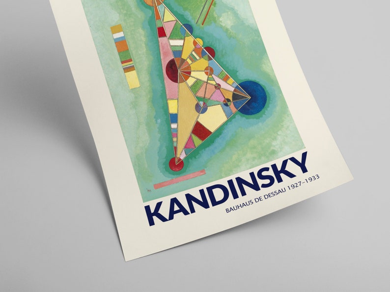 Wassily Kandinsky Poster Art Exhibition Poster Kandinsky | Etsy