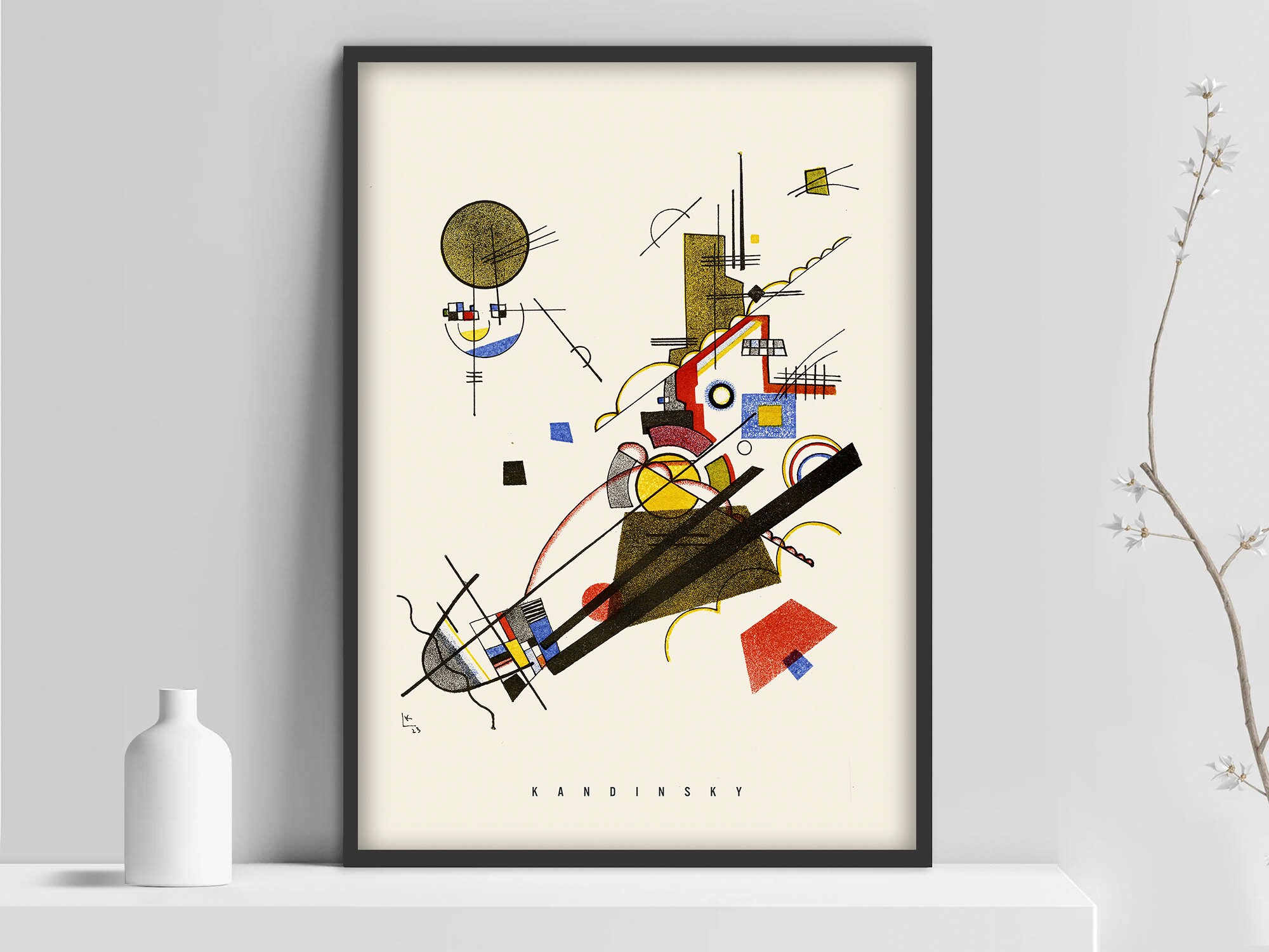 Wassily Kandinsky Poster Art Exhibition Poster Kandinsky - Etsy