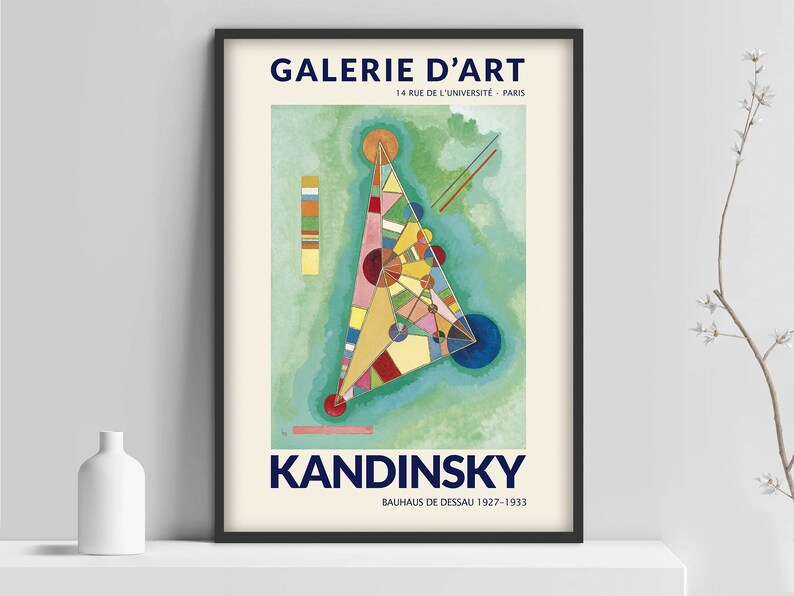 Wassily Kandinsky Poster Art Exhibition Poster Kandinsky - Etsy