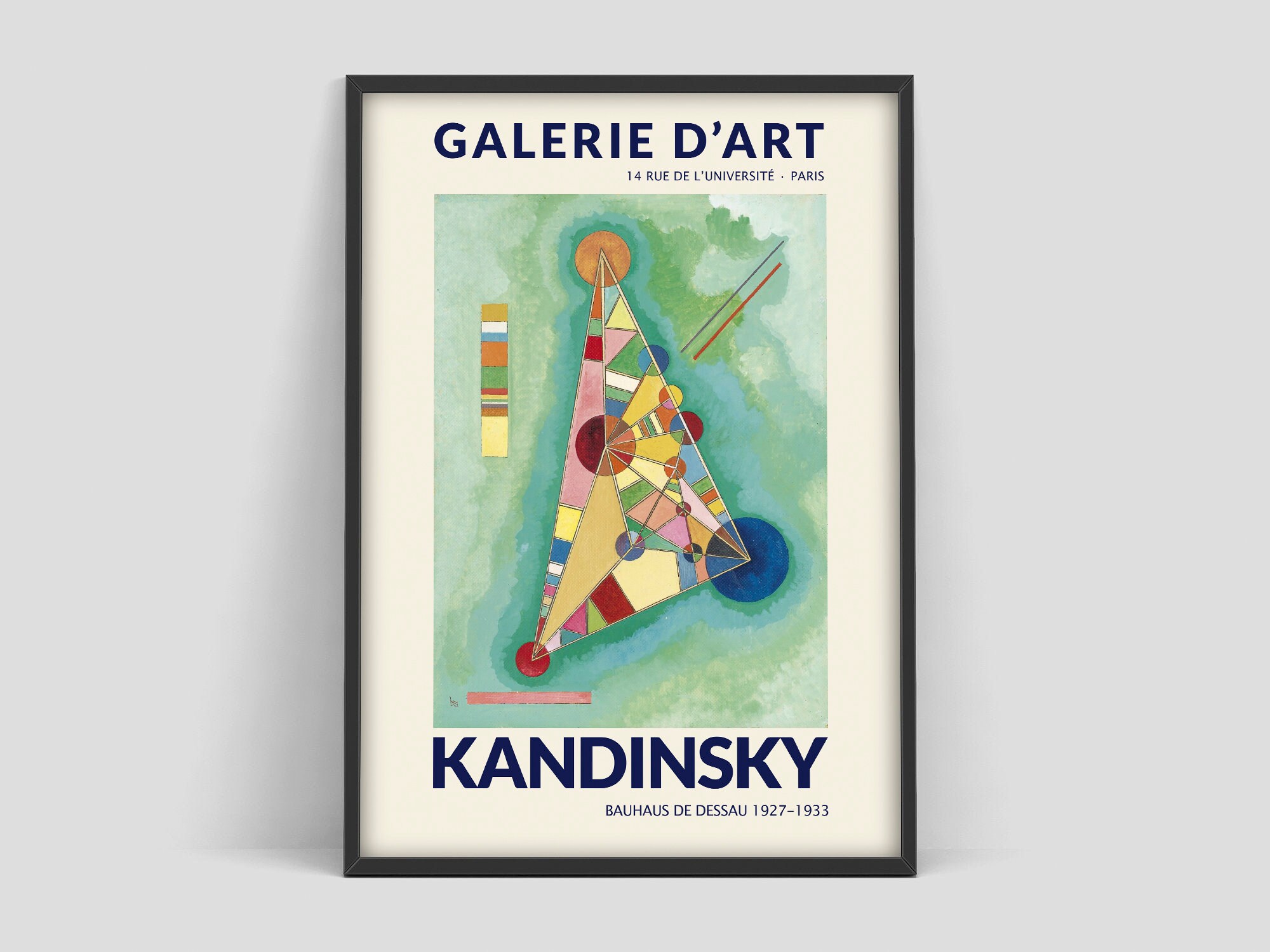 Wassily Kandinsky Poster Art Exhibition Poster Kandinsky | Etsy