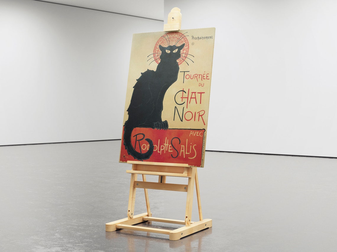 Le Chat Noir Poster Rodolphe Salis Print Black Cat Print - Etsy