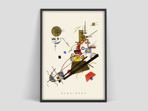 Wassily Kandinsky Poster Art Exhibition Poster Kandinsky | Etsy