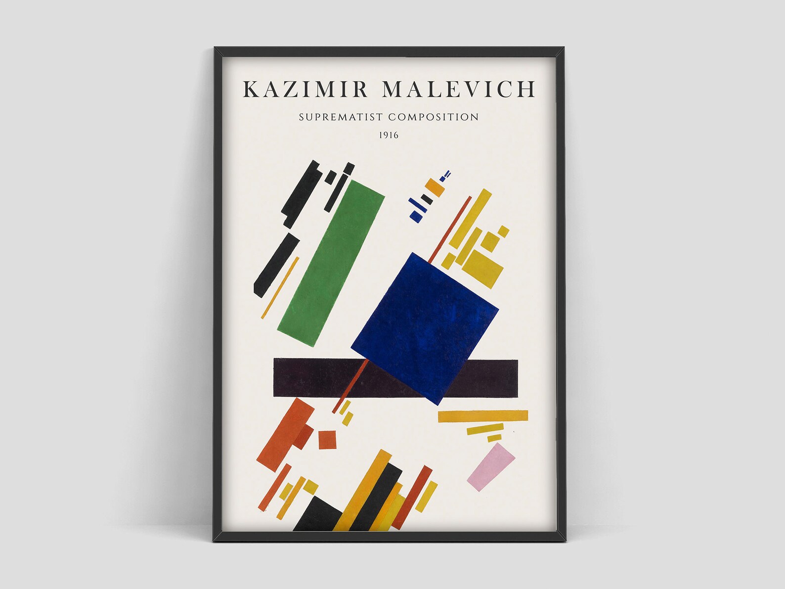Kazimir Malevich Poster Suprematist Composition 1916 Kazimir - Etsy