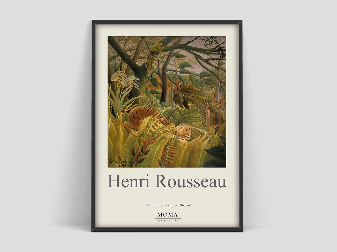 Henri Rousseau Poster, Museum of Modern Art Print, Henri Rousseau, Moma ...
