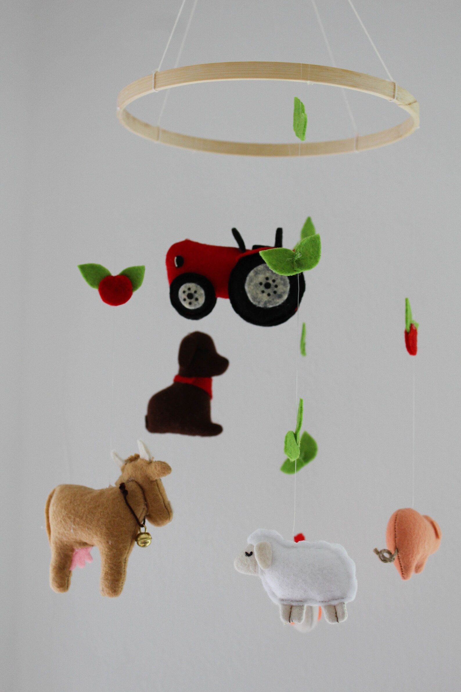 Baby Mobile Bauernhof Traktor Filzmobile Kinderzimmer Mobile - Etsy.de