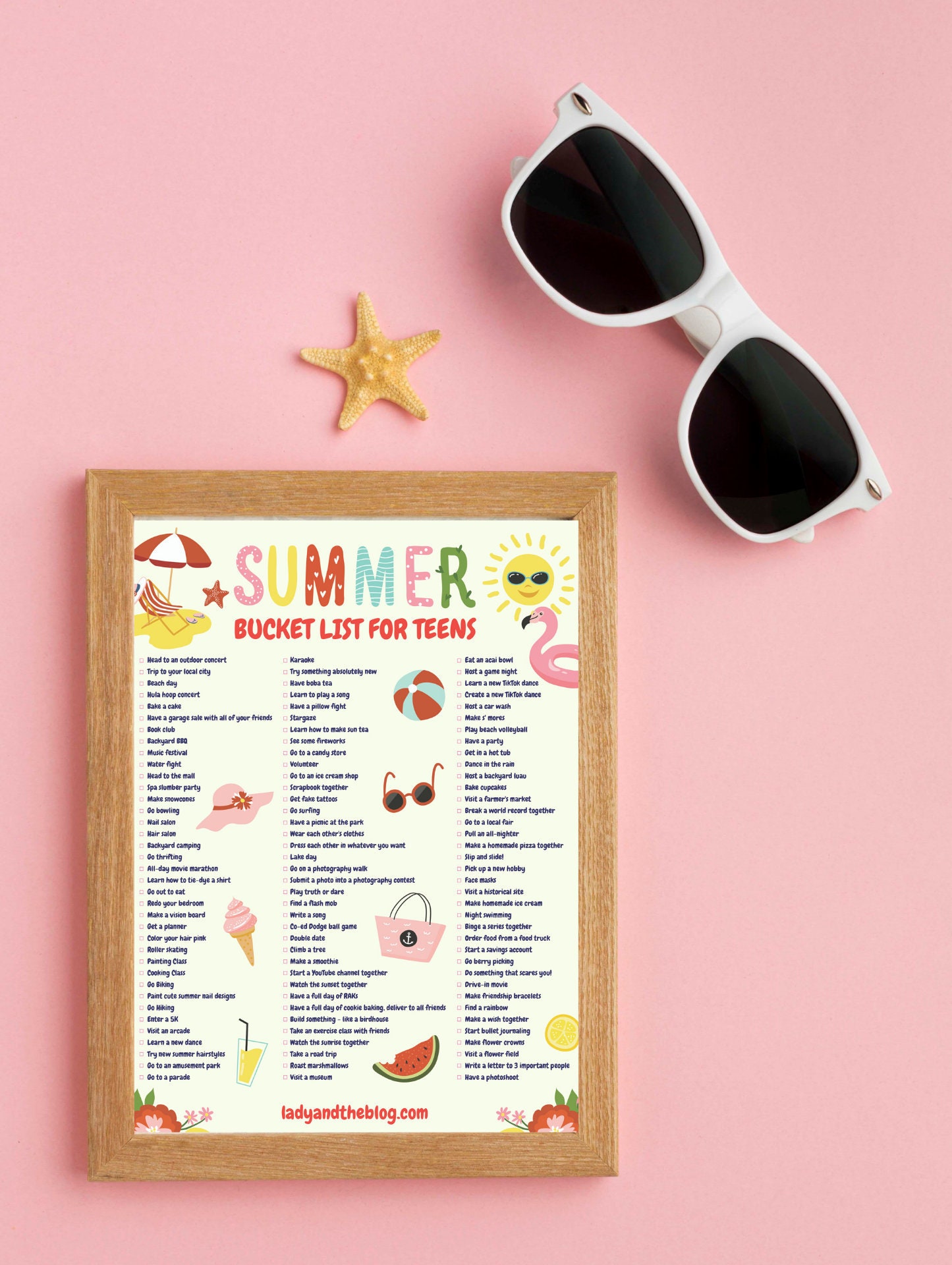 Summer Bucket List For Teenagers