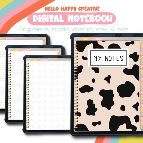 Language Study Notebook Goodnotes Notability Note Taking | Etsy