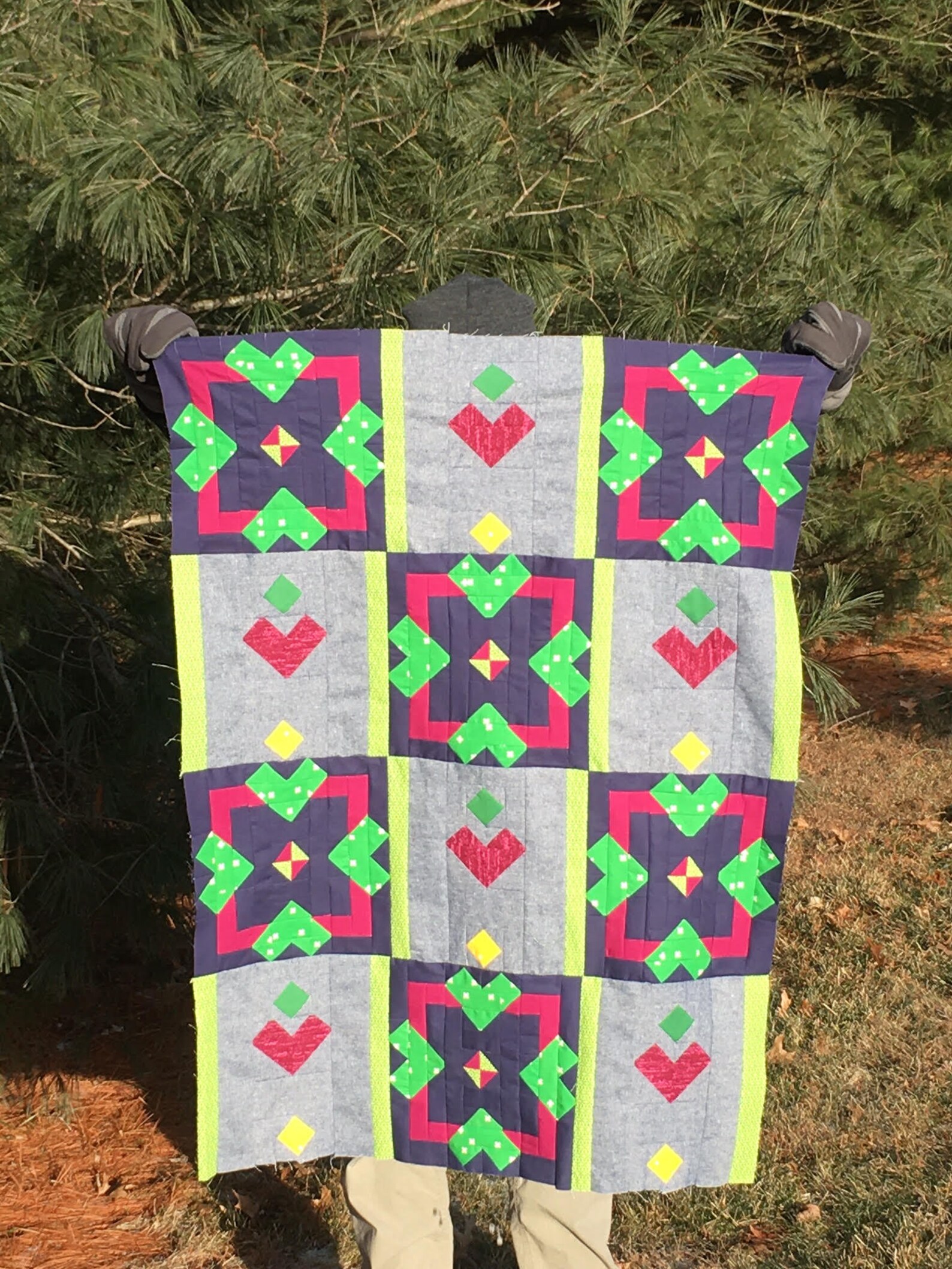 Heart Deco Quilt Pattern - Etsy