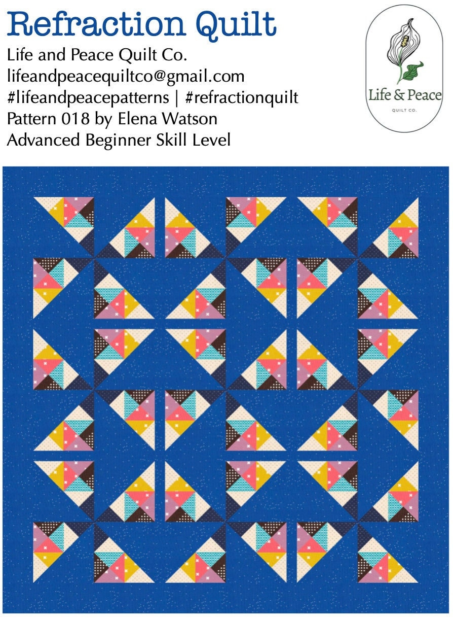 Refraction Quilt Pattern - Etsy