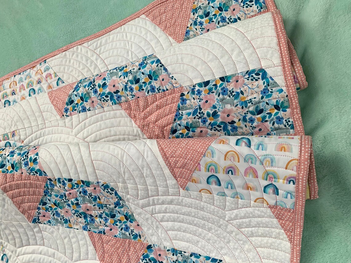 Falling Ribbon Quilt Pattern | Etsy