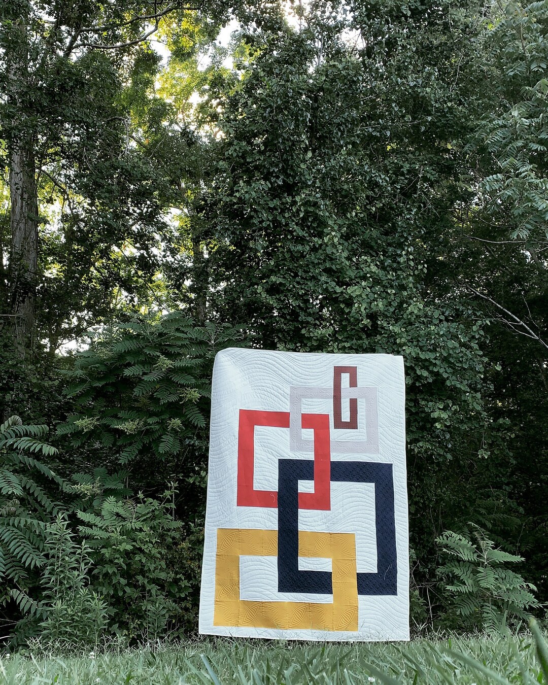 Modern Interlock Quilt Pattern - Etsy