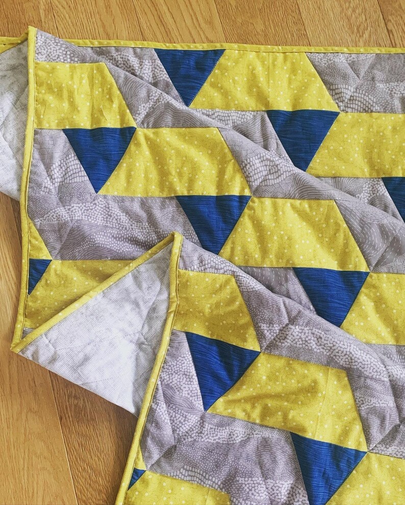 Falling Ribbon Quilt Pattern | Etsy