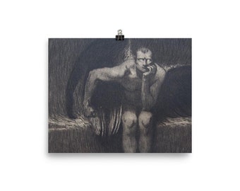 Franz Stuck Lucifer - Etsy