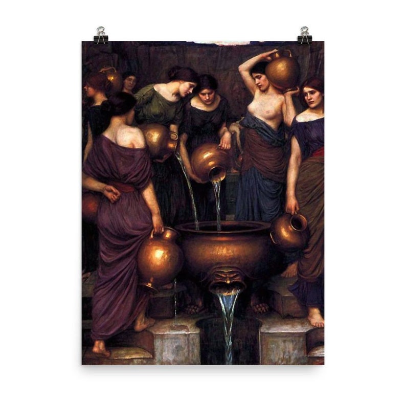 John William Waterhouse the Danaides Group - Etsy