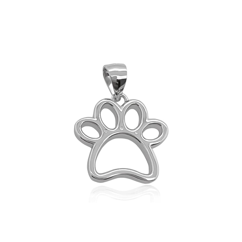 Silver Dog Paw - Etsy