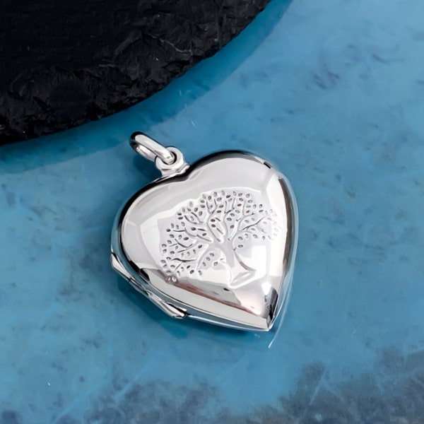 Large Silver Locket - Etsy